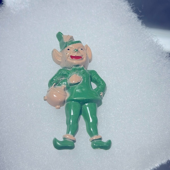 Jewelry | Vintage Midcentury Plastic Pixie Elf Brooch | Poshmark